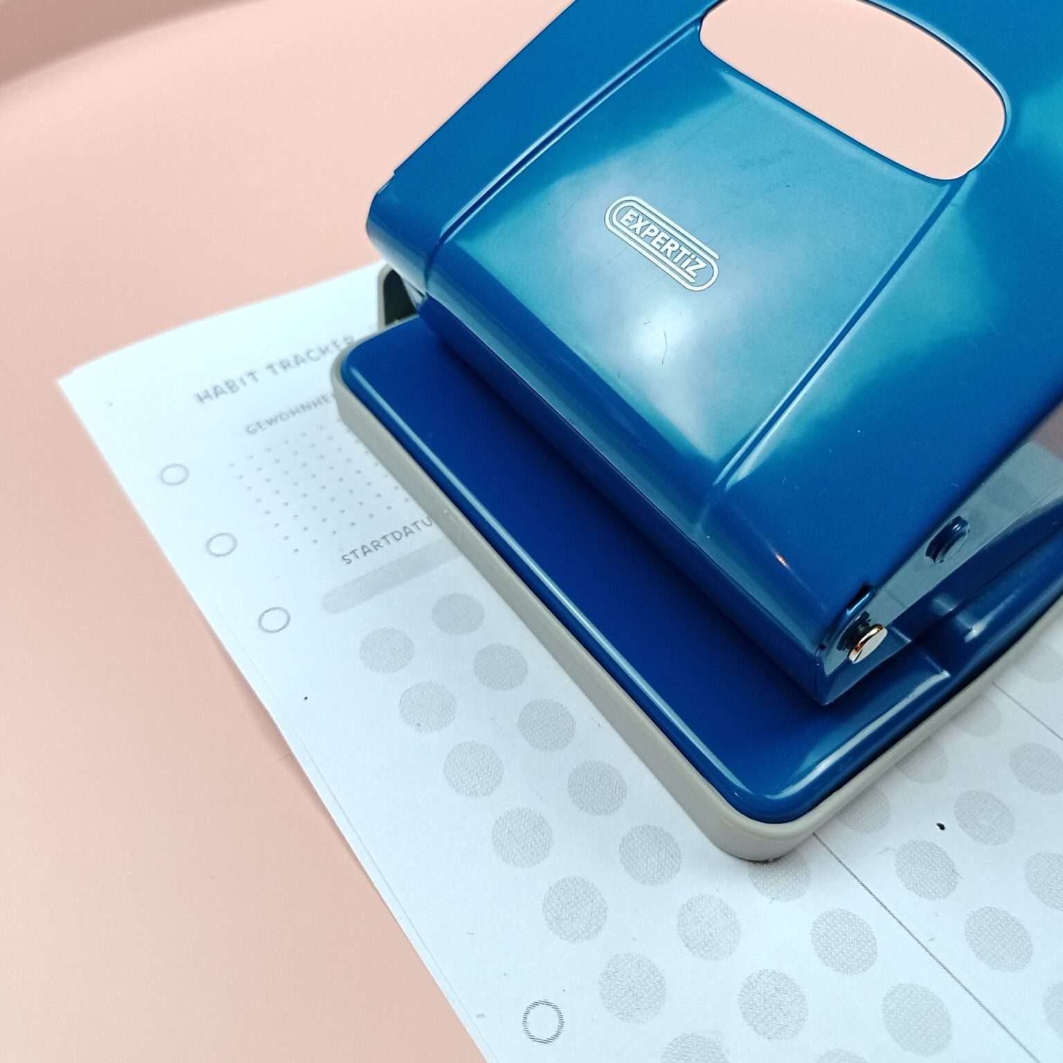 Planer-Einlagen mit normalem Locher lochen in 3 Schritten – Sortierchen